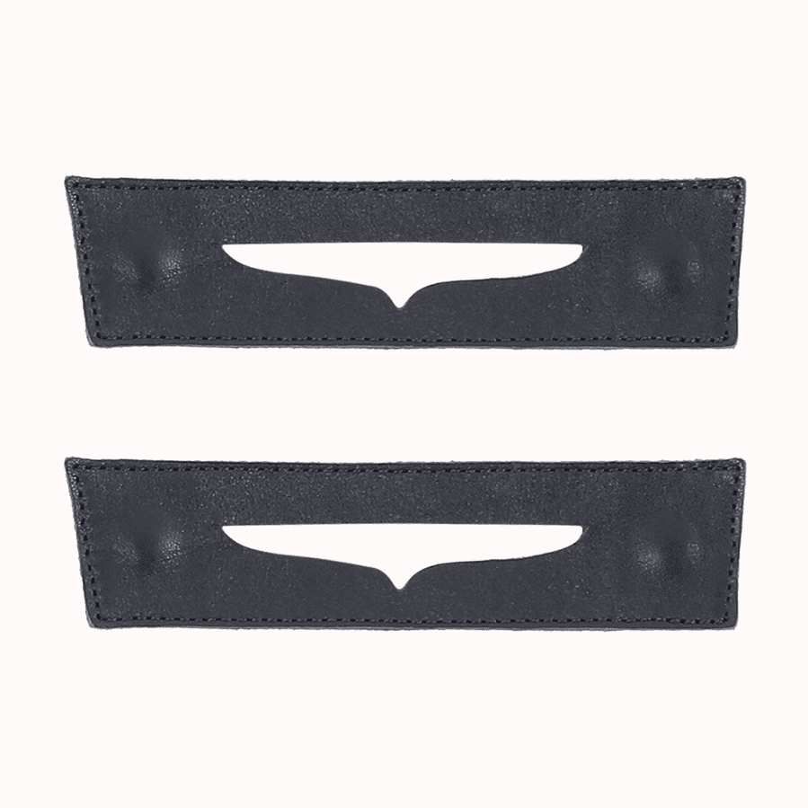 Navy blue leather strips to clip on loafers | My Choupi Chouz, Paris
